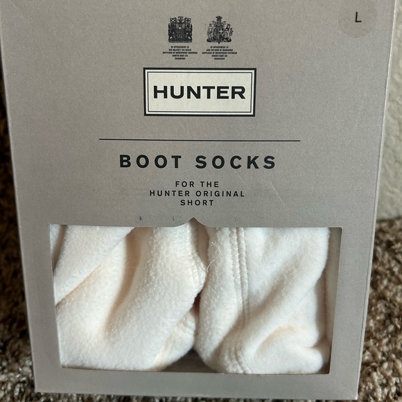 Hunter | Accessories | Hunter Cream Boot Socks Nib | Poshmark